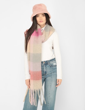 Bufanda MAP a cuadros para mujer