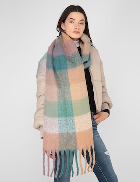 Bufanda MAP a cuadros para mujer